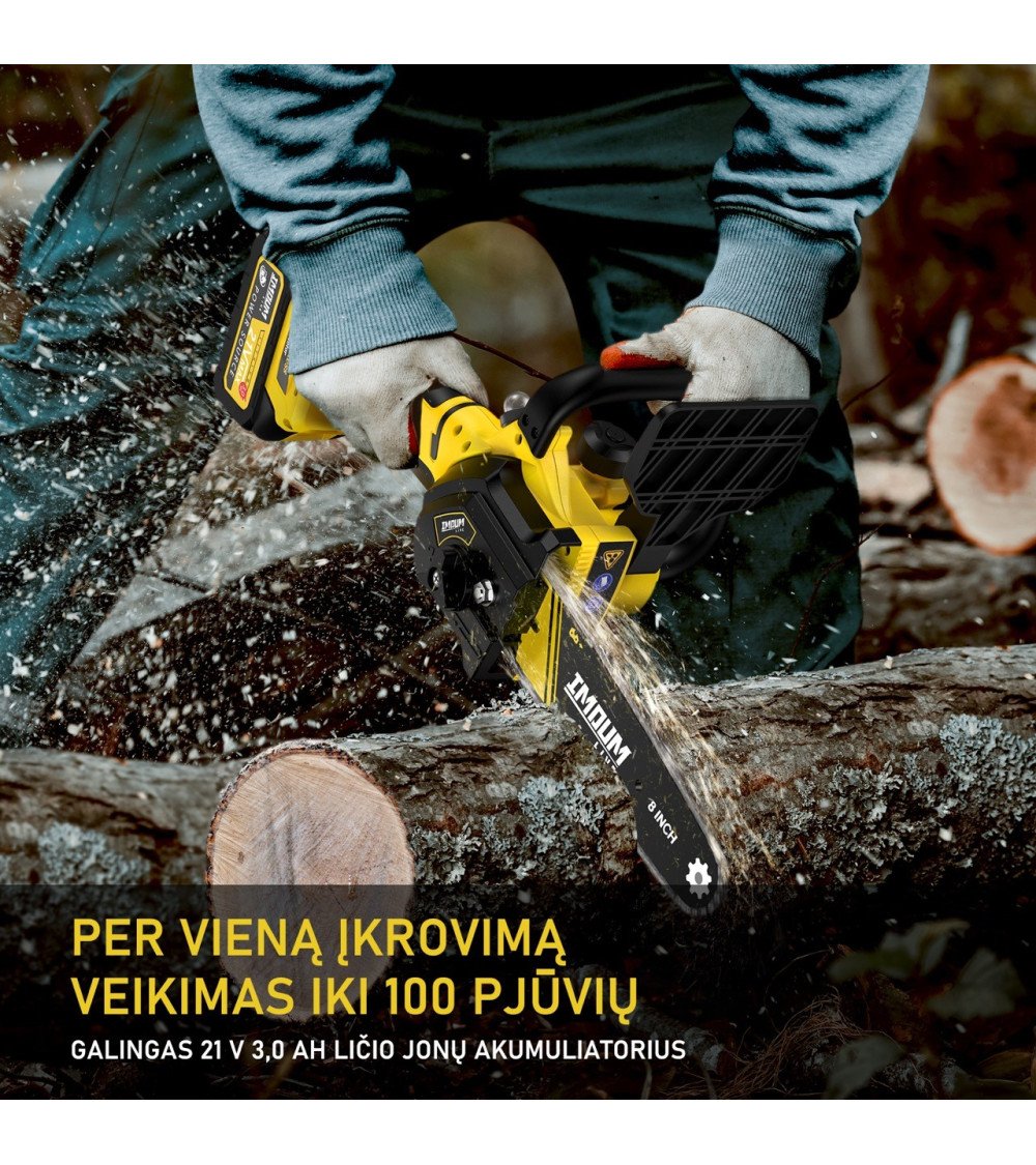 8 COLIŲ MINI GRANDININIS PJŪKLAS IMOUMLIVE