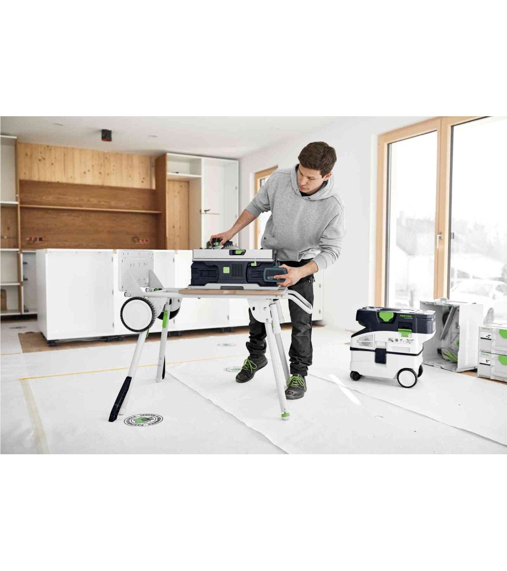 Akumuliatorinis stalinis diskinis pjūklas CSC SYS | FESTOOL įrankiai gera kaina