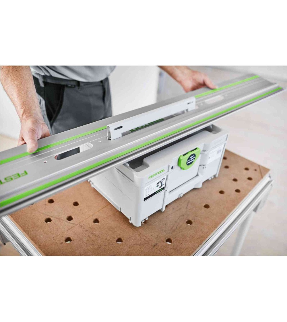 Guide rails with adhesive pads
